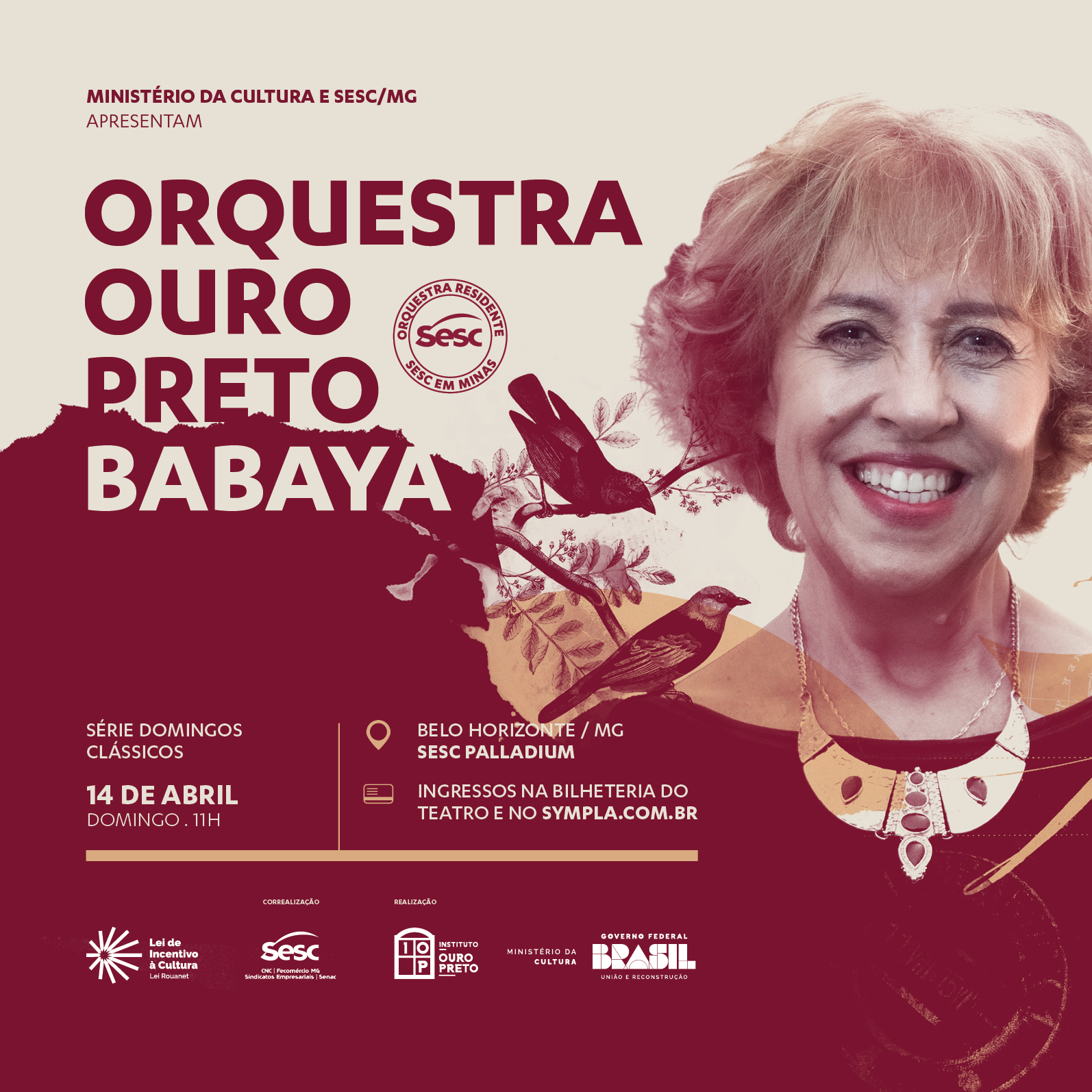 BELO HORIZONTE/MG – Alma Mineira: Babaya e Orquestra Ouro Preto ...