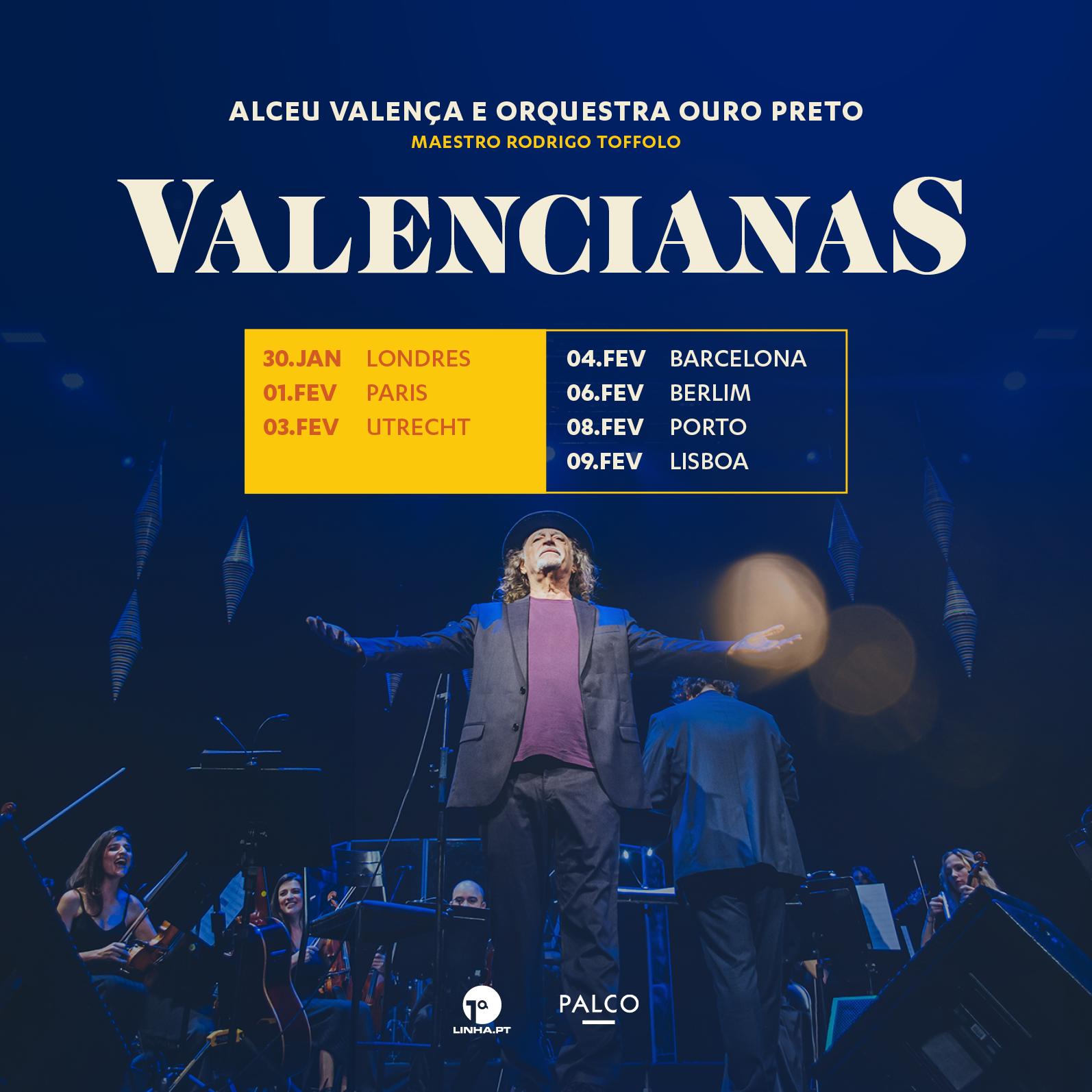PORTO/PT – Valencianas: Alceu Valença e Orquestra Ouro Preto ...
